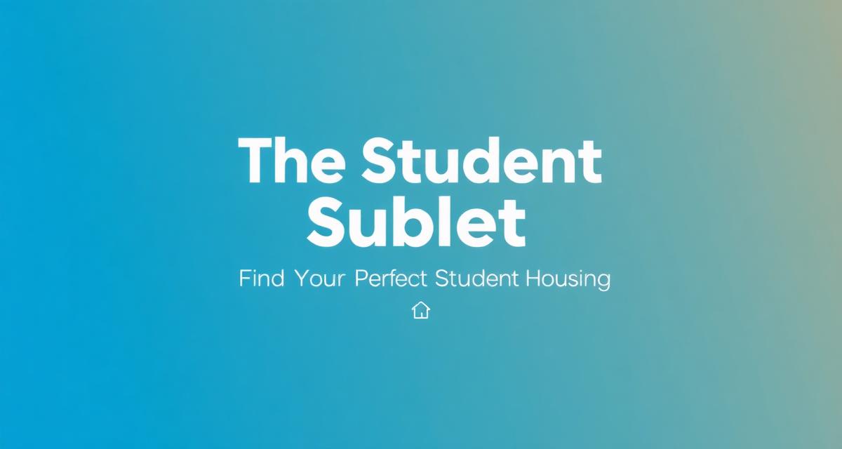 Student Sublets & Apartments Near Your University | TSS